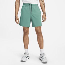 Nike Unlimited vielseitige Dri-FIT Herrenshorts ohne Futter (ca. 18 cm) - Grün