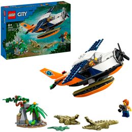 Lego Konstruktionsspielzeug City Dschungelforscher-Wasserflugzeug