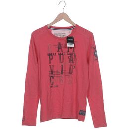 CAMP DAVID Herren Langarmshirt, pink, Gr. 46