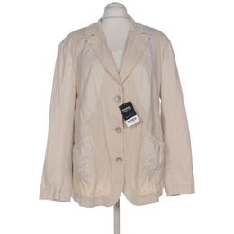 Ulla Popken Damen Blazer, beige, Gr. 54