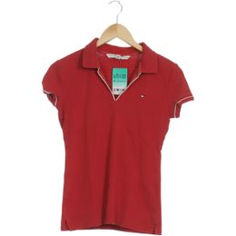 Tommy Hilfiger Damen Poloshirt, rot, Gr. 36