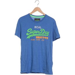 Superdry Herren T-Shirt, blau, Gr. 54