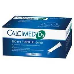 HERMES Arzneimittel Calcimed D3 500 mg/1000 I.E. Direct Gran 60 St