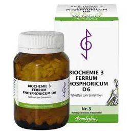 Bombastus Biochemie 3 Ferrum phosphoricum D 6 Tabl 500 St