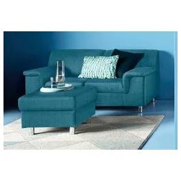 1,5-Sitzer Inosign "Jamie" Sofas Gr. B/H/T: 145cm x 72cm x 80cm, Struktur fein, ohne Funktion, blau (petrol)