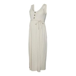 MAMALICIOUS Umstand Kleid 'MLEvi Lia' Damen Größe 40 creme Winterkleid