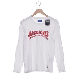 Jack & Jones Jack & Jones Herren Langarmshirt, weiß, Gr. 46