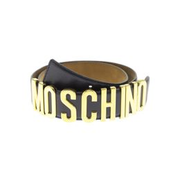 Moschino Damen Gürtel, marineblau, Gr. 80