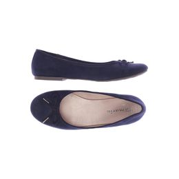 Tamaris Damen Ballerinas, marineblau, Gr. 38