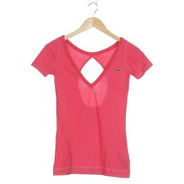 Hollister Damen T-Shirt, pink, Gr. 34