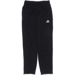 Adidas Herren Stoffhose, schwarz, Gr. 140