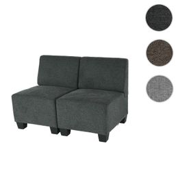 Mendler Modular 2-Sitzer Sofa Couch Lyon, Stoff/Textil ~ Variantenangebot 2x75606