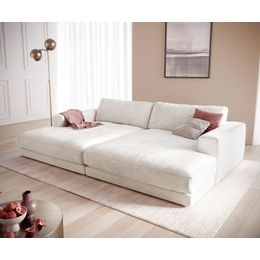 DeLife Big-Sofa Cubico 290x170 cm Cord Beige, Big Sofas