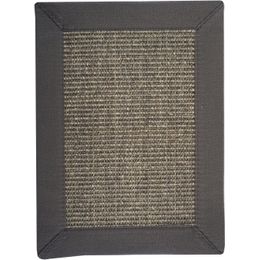 Sisalteppich Astra "Manaus" Teppiche Gr. B/L: 65 cm x 140 cm, 6 mm, 1 St., braun (dunkelbraun) Esszimmerteppiche echtes Sisalprodukt, Wohnzimmer