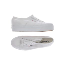 Superga Damen Sneakers, weiß, Gr. 41