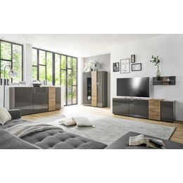 Sideboard MCA furniture, B:181cm H:94cm T:44cm, grau, Wohnzimmer, Sideboards, Breite ca. 181 cm
