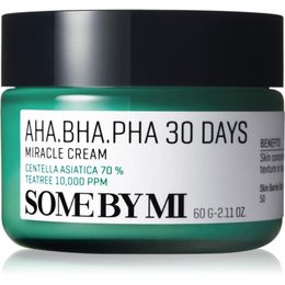 Some By Mi AHA∙BHA∙PHA 30 Days Miracle Multiaktiv-Creme mit beruhigender Wirkung 60 ml