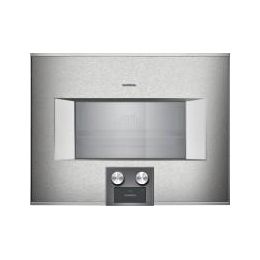 GAGGENAU BS475112 Dampfbackofen 60 cm Serie 400 Edelstahl Türanschlag links B...