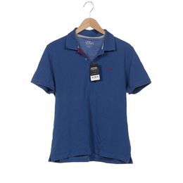 s.Oliver Herren Poloshirt, blau, Gr. 52