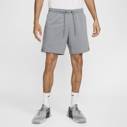 Nike Primary vielseitige Shorts ohne Futter mit Dri-FIT-Technologie und UV-Schutz (Herren, ca. 18 cm) - Grau