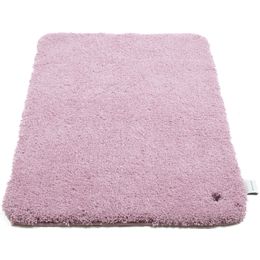 Badematte Tom Tailor "Cozy Bath UNI" Badematten Gr. rechteckig (60cm x 100cm), Polyester, rosa (rose) Badteppich, Uni Farben, rechteckig, rund und oval erhältlich