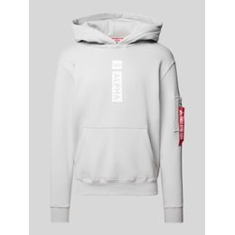 Alpha Industries Hoodie mit Reißverschluss- und Känguru-Tasche