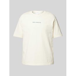 Selected Homme T-Shirt mit Statement-Print Modell 'LOOSE-BALANCE'