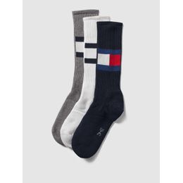 Tommy Hilfiger Socken mit Logo-Stitching im 3er-Pack