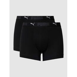 Puma Trunks mit Label-Details im 2er-Pack