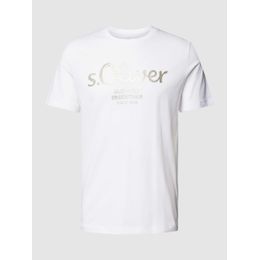 s.Oliver RED LABEL T-Shirt mit Label-Print