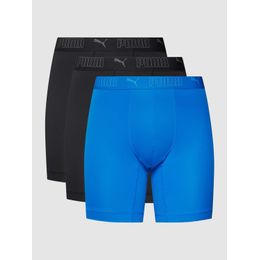 Puma Trunks mit elastischem Logo-Bund im 3er-Pack