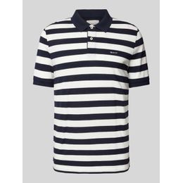 Gant Poloshirt mit Label-Stitching Modell 'STRIPE'