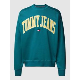 Tommy Jeans Boxy Fit Sweatshirt mit Label-Stitching