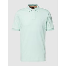 BOSS Orange Poloshirt mit Label-Patch Modell 'Passenger'