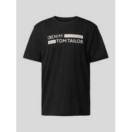 Tom Tailor Denim T-Shirt mit Label-Print Modell 'Type H'