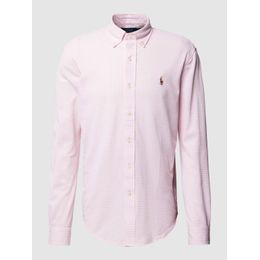 Polo Ralph Lauren Freizeithemd mit Logo-Stickerei und Button-Down-Kragen