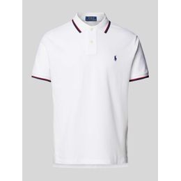 Polo Ralph Lauren Custom Slim Fit Poloshirt mit Logo-Stitching