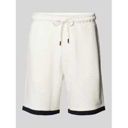 Only & Sons Straight Leg Shorts mit Strukturmuster Modell 'MABON LIFE'