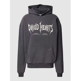 No Bystanders Hoodie mit Känguru-Tasche Modell 'DRIED HEARTS' in black