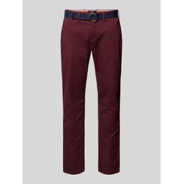 McNeal Slim Fit Chino mit Gürtel