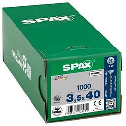 Spax® Universalschrauben Z2 Senkkopf WIROX 40mm x 3,5 mm, 1000 St.