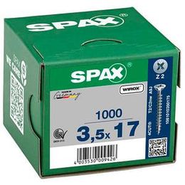 Spax® Universalschrauben Z2 Senkkopf WIROX 17mm x 3,5 mm, 1000 St.