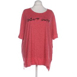 Ulla Popken Damen T-Shirt, pink, Gr. 58