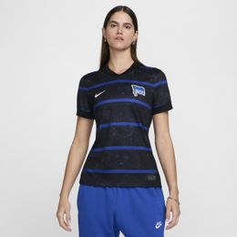 Hertha BSC 2024/25 Stadium Away Nike Replica Fußballtrikot mit Dri-FIT-Technologie für Damen - Schwarz