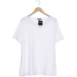 Ulla Popken Damen T-Shirt, weiß, Gr. 46