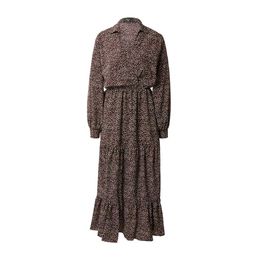 AX Paris Kleid Damen Größe 36 beige / braun / schwarz Winterkleid