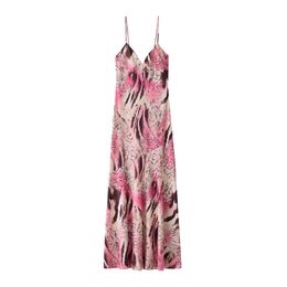 Bershka Kleid Damen Gr&ouml;&szlig;e 40 cyclam / pitaya / pastellpink Winterkleid