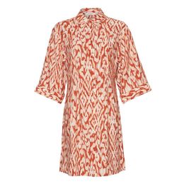 MSCH COPENHAGEN Kleid 'Orlena Ladonna' Damen Größe 38 kitt / rosé / rostrot Winterkleid