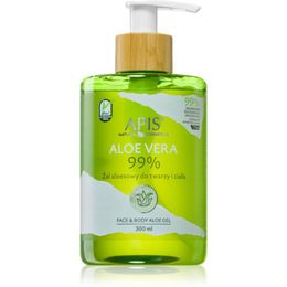 Apis Natural Cosmetics Aloe Vera Intensives Feuchtigkeit spendendes Gel für Gesicht, Körper und Haare 300 ml