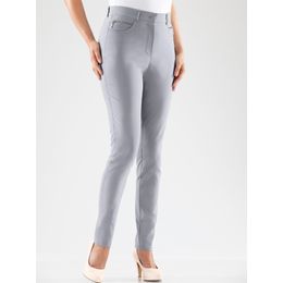 Stehmann Comfort line Damen Stretch-Hose mit Zier-Taschen vorne, grau, Gr&ouml;&szlig;e 80